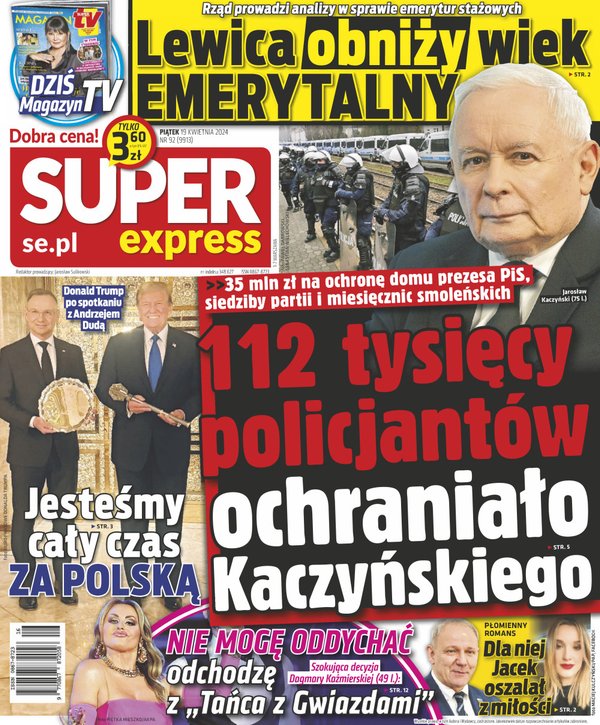 Super Express – e-wydanie – 92/2024 - NEXTO.PL