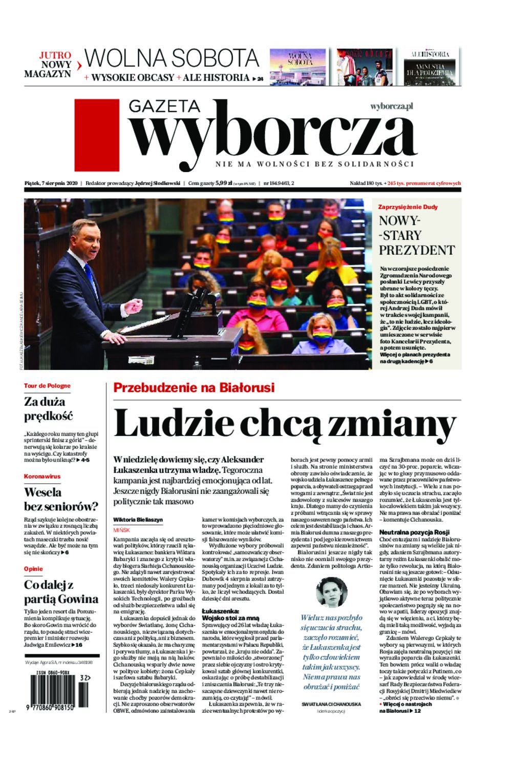 Gazeta Wyborcza - Kraków – e-wydanie – 184/2020 - NEXTO.PL