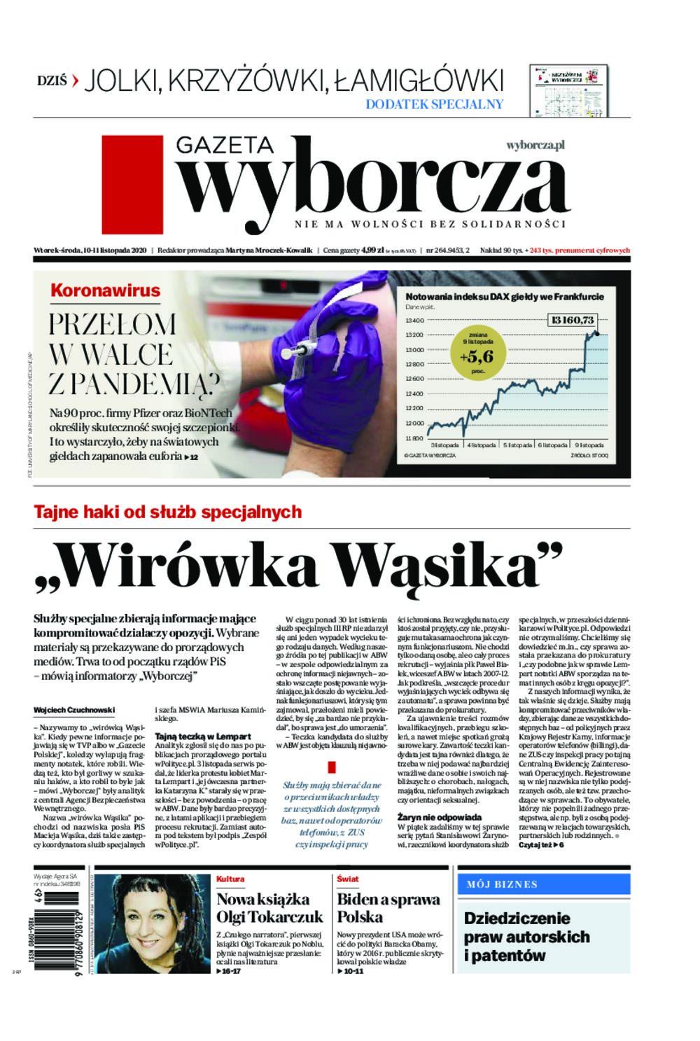 Gazeta Wyborcza - Wrocław – e-wydanie – 264/2020 - NEXTO.PL