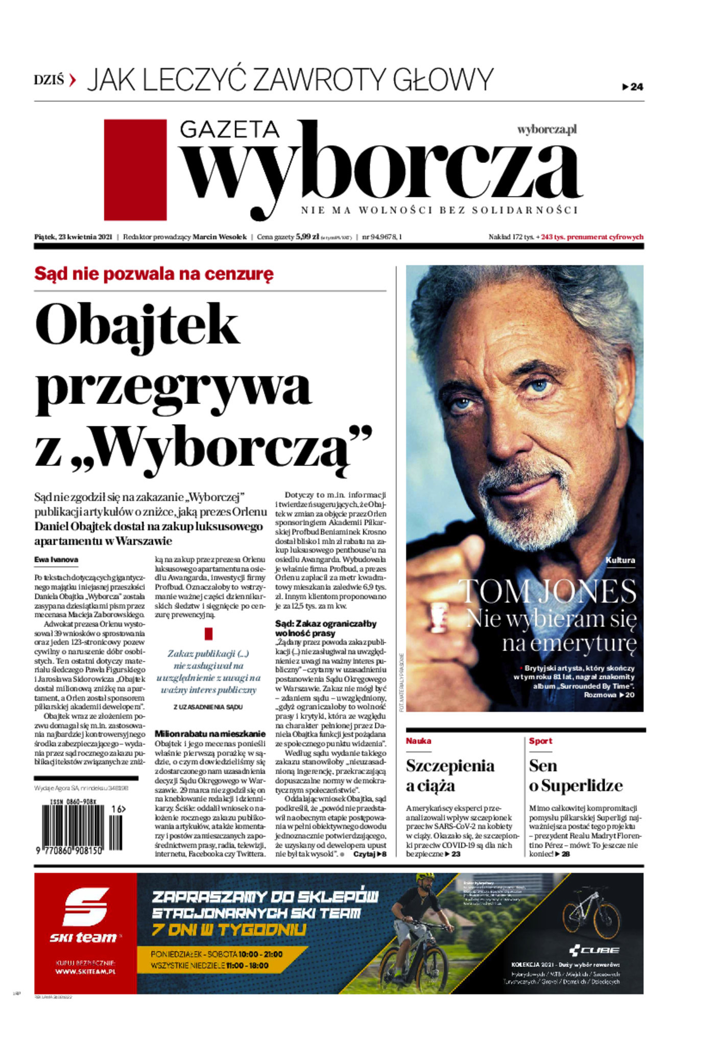 Gazeta Wyborcza - Olsztyn – e-wydanie – 94/2021 - NEXTO.PL