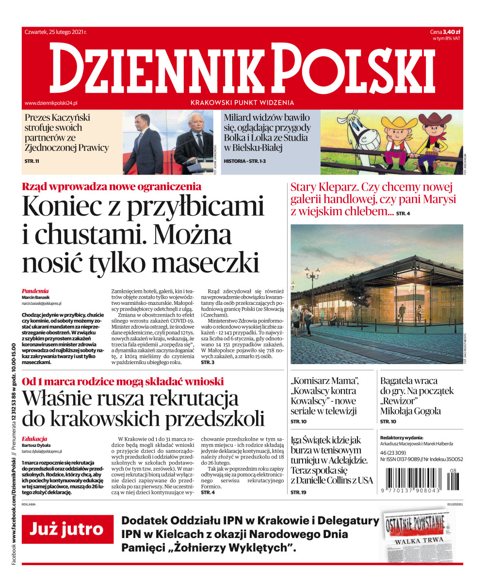 Dziennik Polski – e-wydanie – 46/2021 - NEXTO.PL