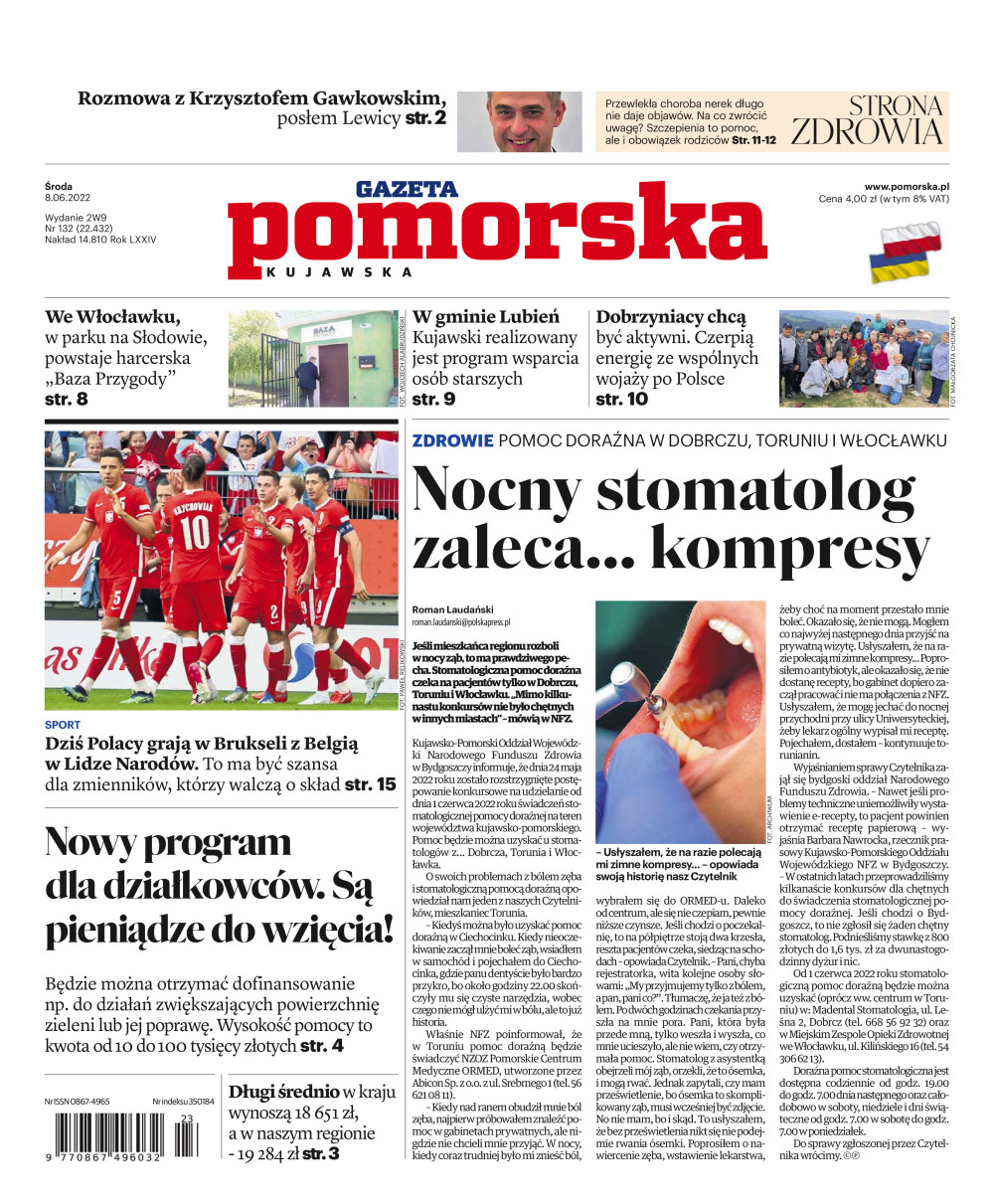 Gazeta Pomorska - Włocławek – e-wydanie – 132/2022 - NEXTO.PL