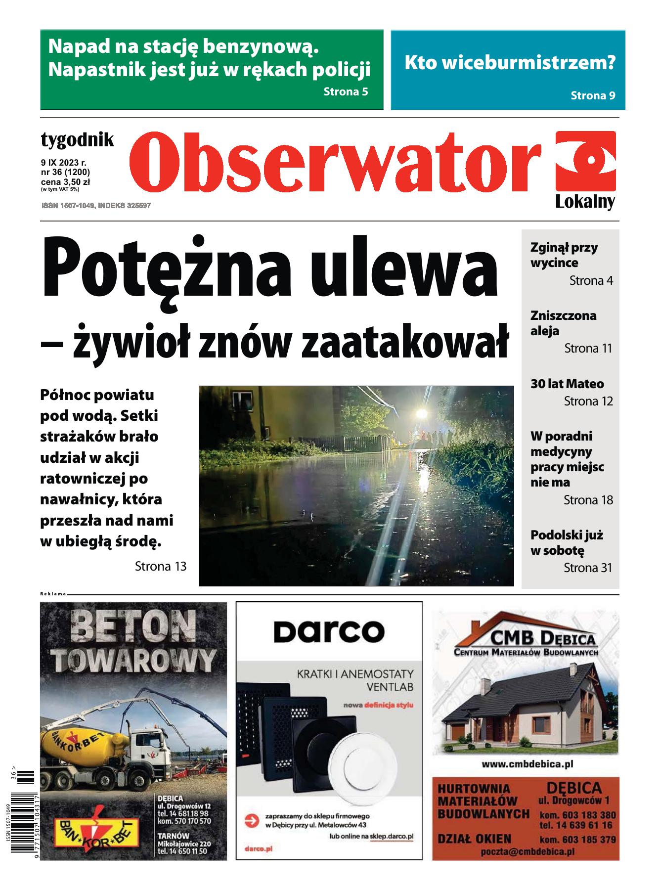 Obserwator Lokalny – 36/2023 – księgarnia internetowa Nexto.pl