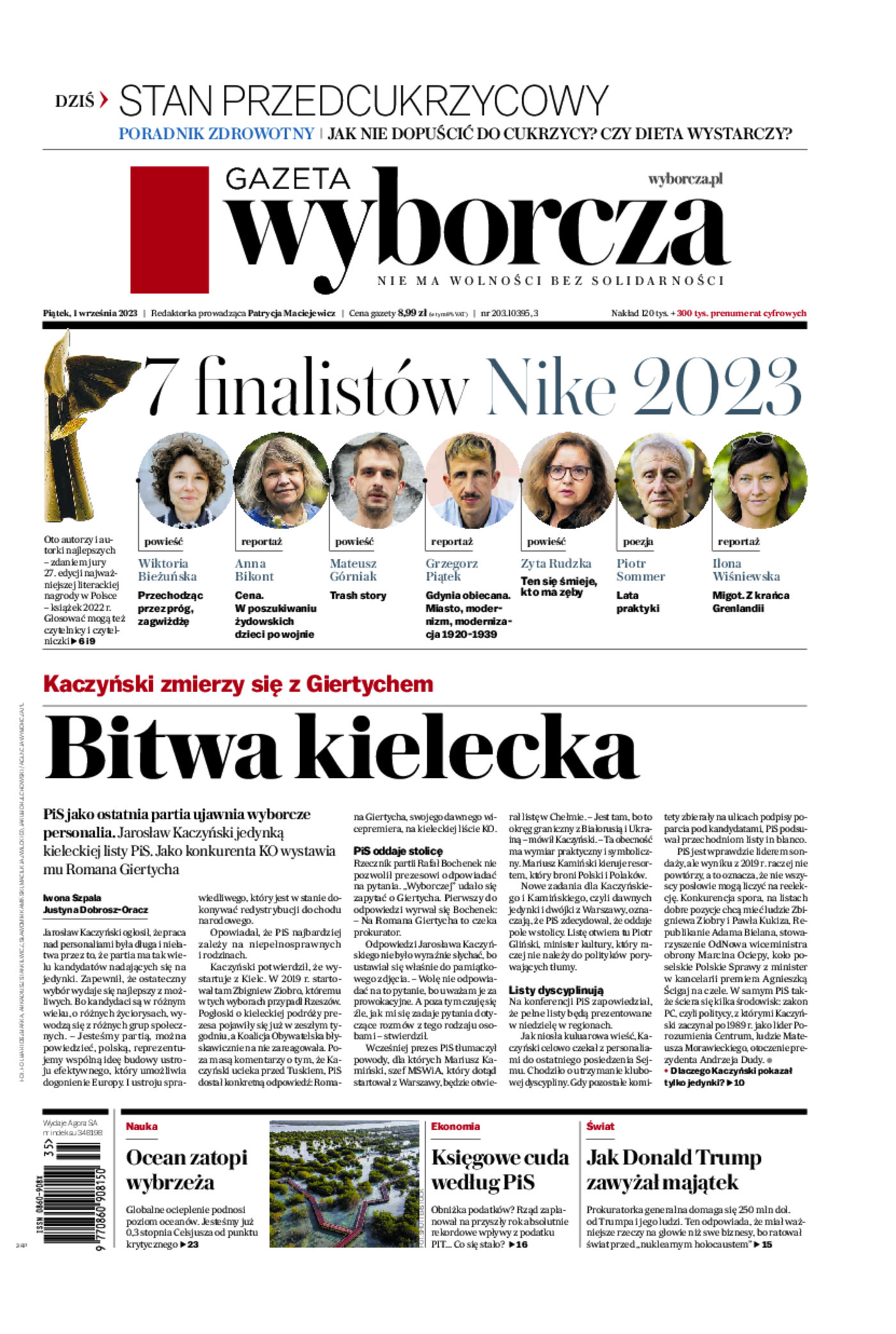 Gazeta Wyborcza - Kraków – e-wydanie – 203/2023 - NEXTO.PL