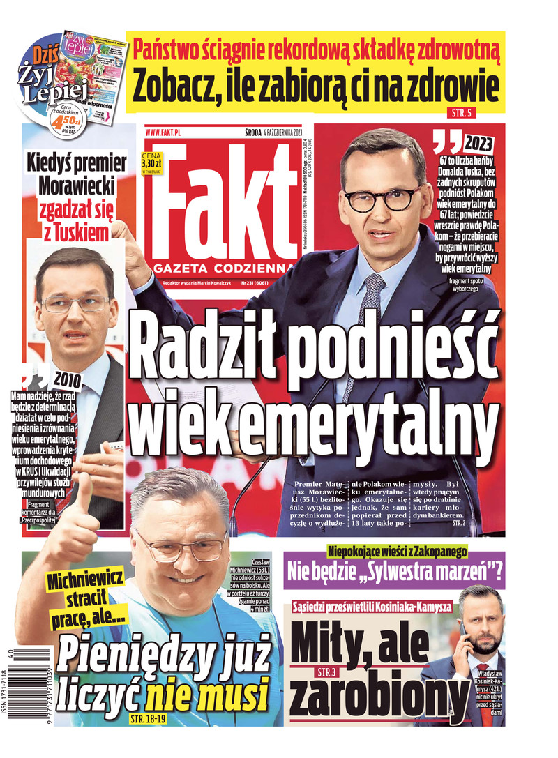 Fakt – e-wydanie – 231/2023 - NEXTO.PL