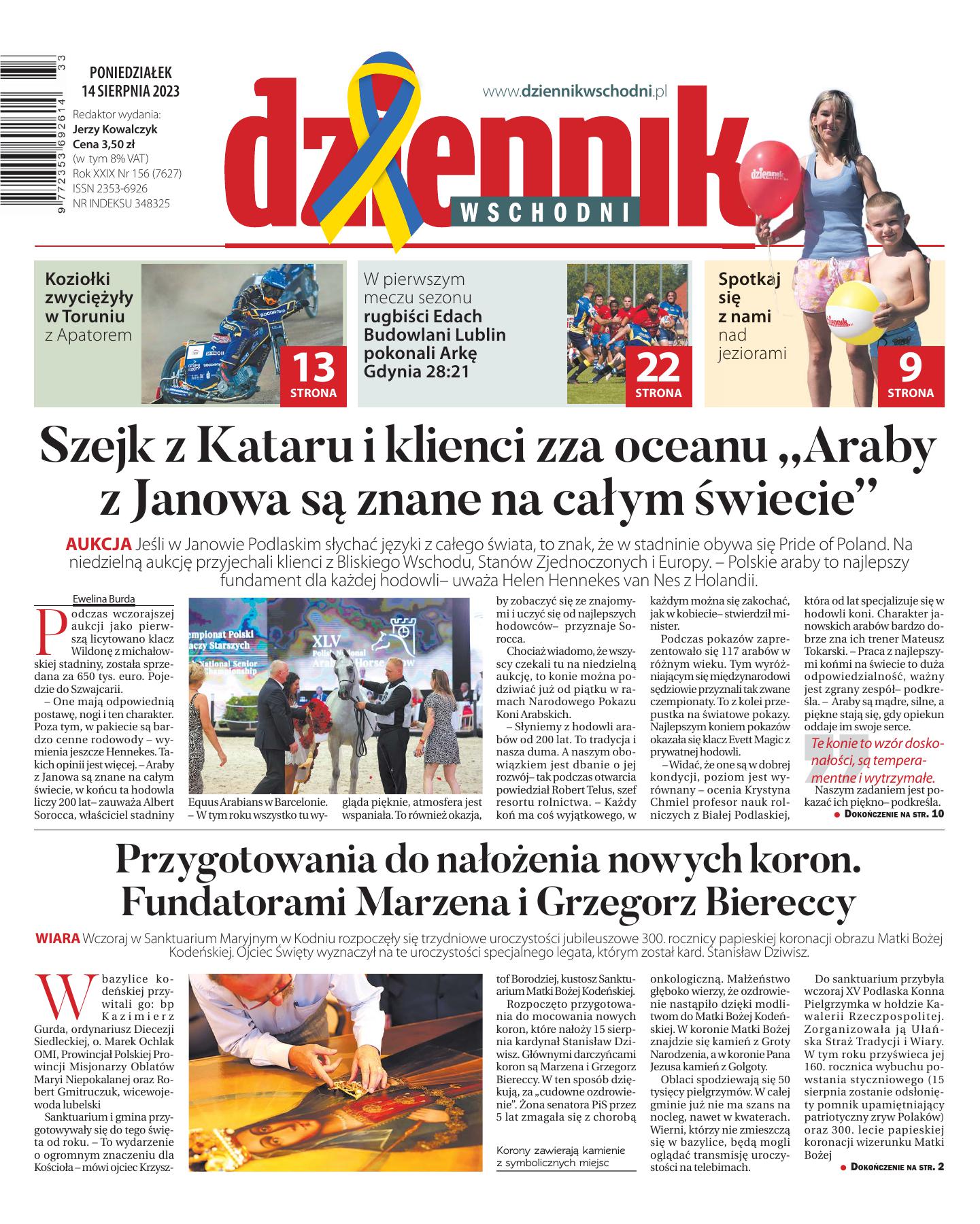 Dziennik Wschodni – e-wydanie – 156/2023 - NEXTO.PL