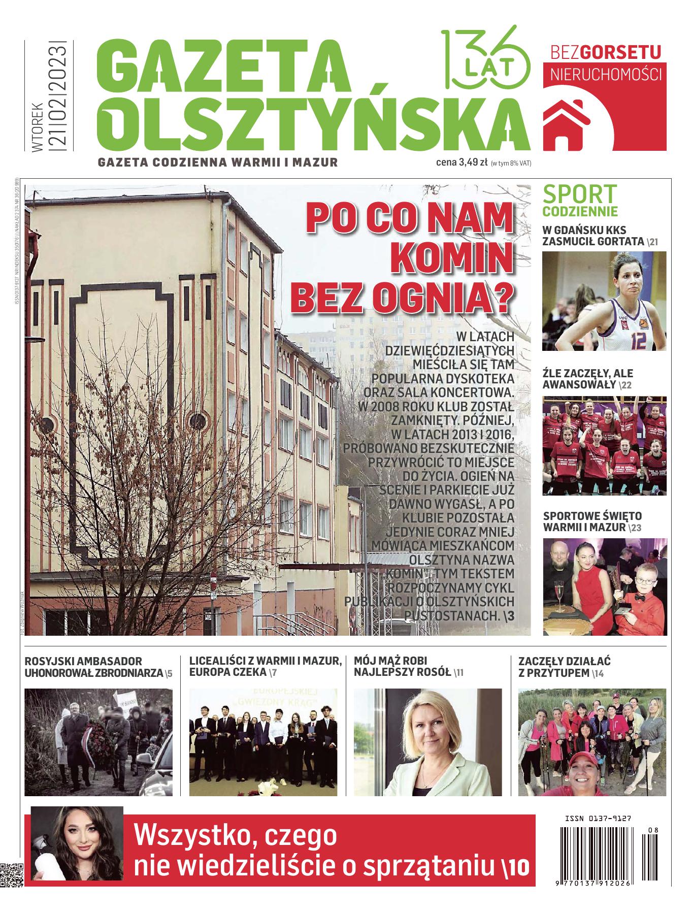Gazeta Olsztyńska – 36/2023 – księgarnia internetowa Nexto.pl Gazeta Olsztyńska – 36/2023 – księgarnia internetowa Nexto.pl