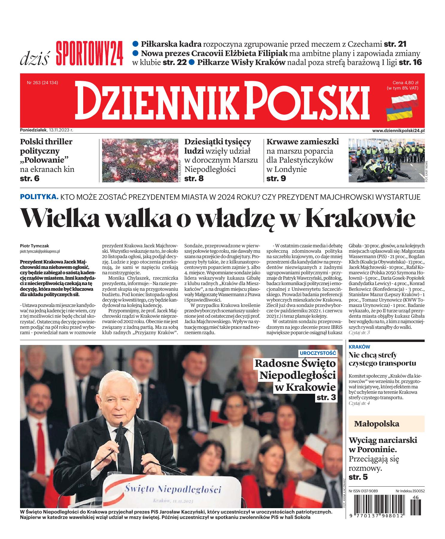 Dziennik Polski – 263/2023 – księgarnia internetowa Nexto.pl