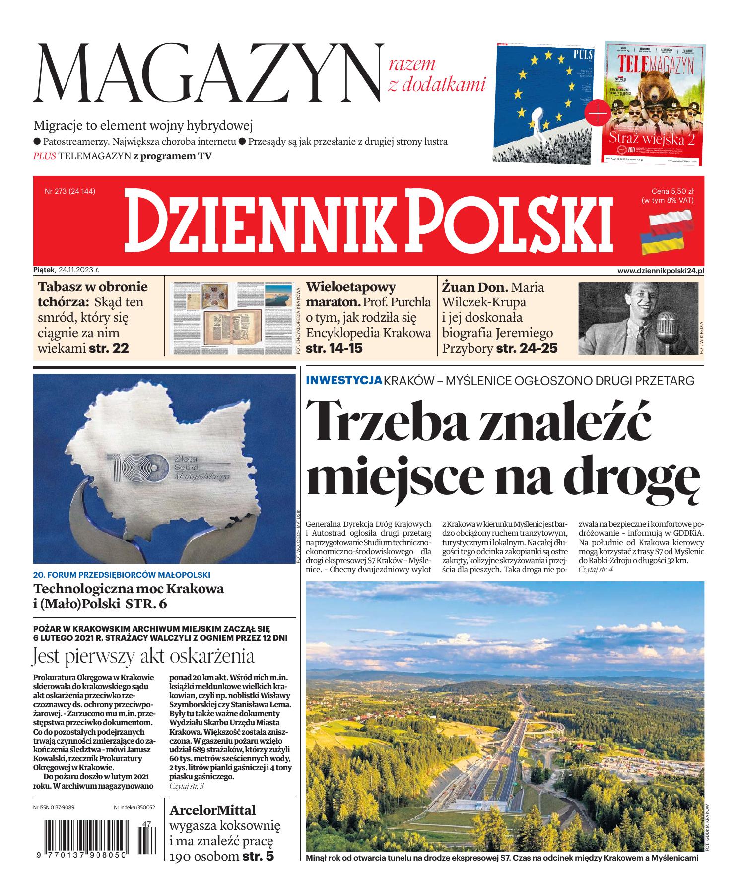 Dziennik Polski – e-wydanie – 273/2023 - NEXTO.PL
