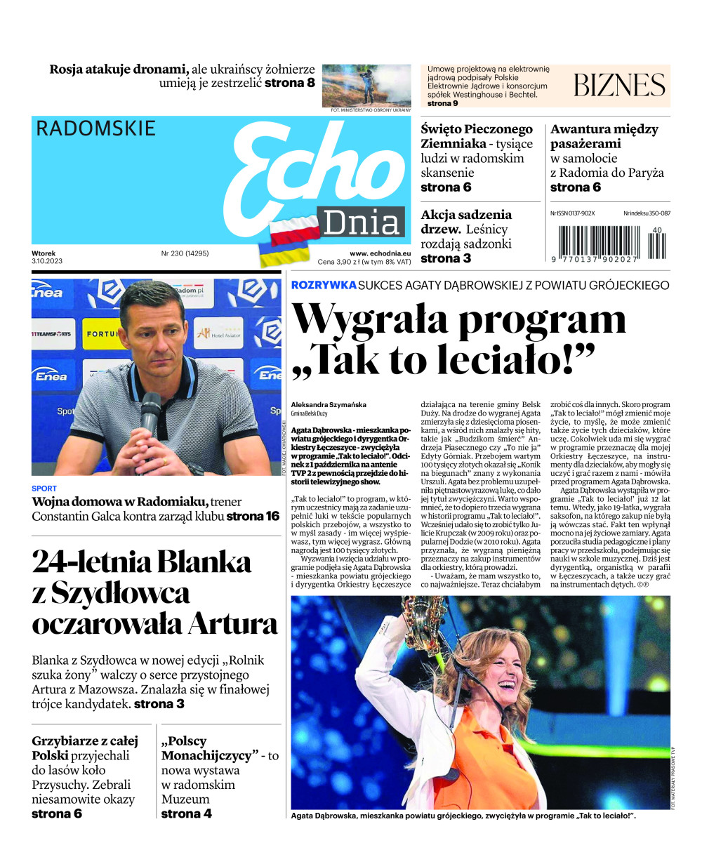 Echo Dnia - Radomskie – e-wydanie – 230/2023 - NEXTO.PL