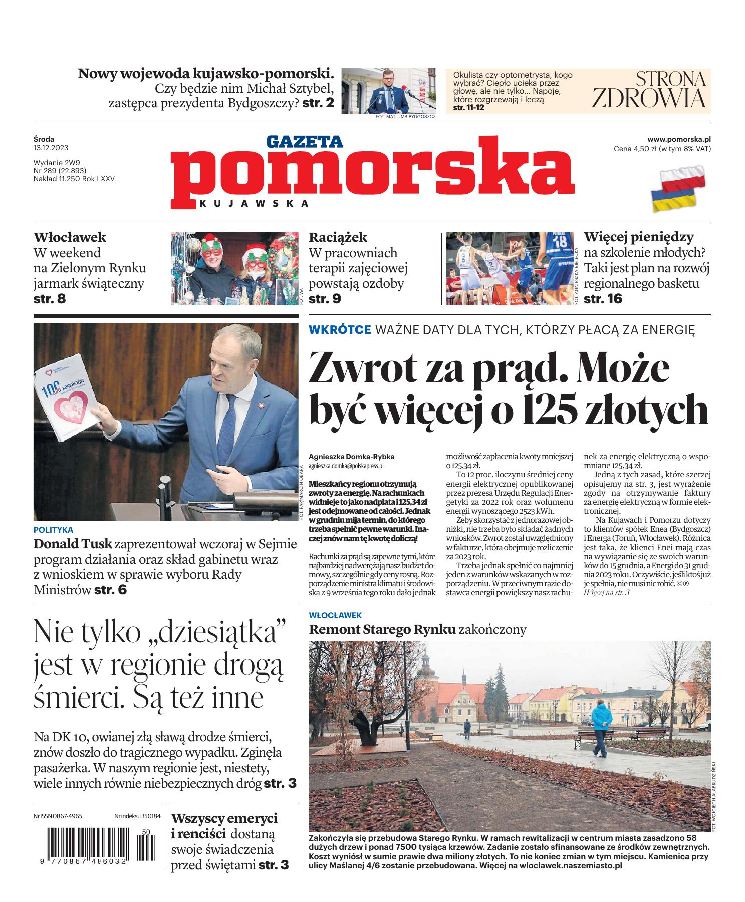 Gazeta Pomorska - Włocławek – e-wydanie – 289/2023 - NEXTO.PL