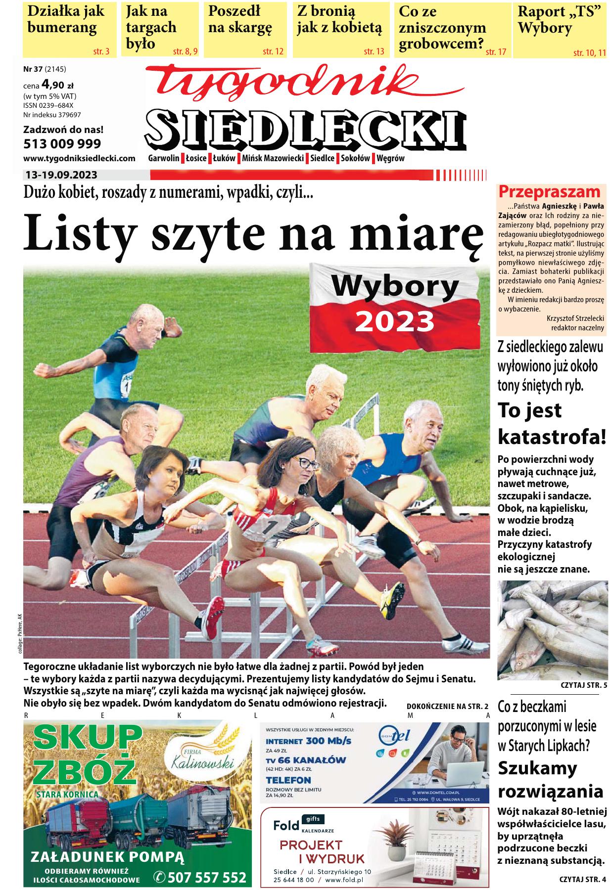 Tygodnik Siedlecki – 37/2023 – księgarnia internetowa Nexto.pl