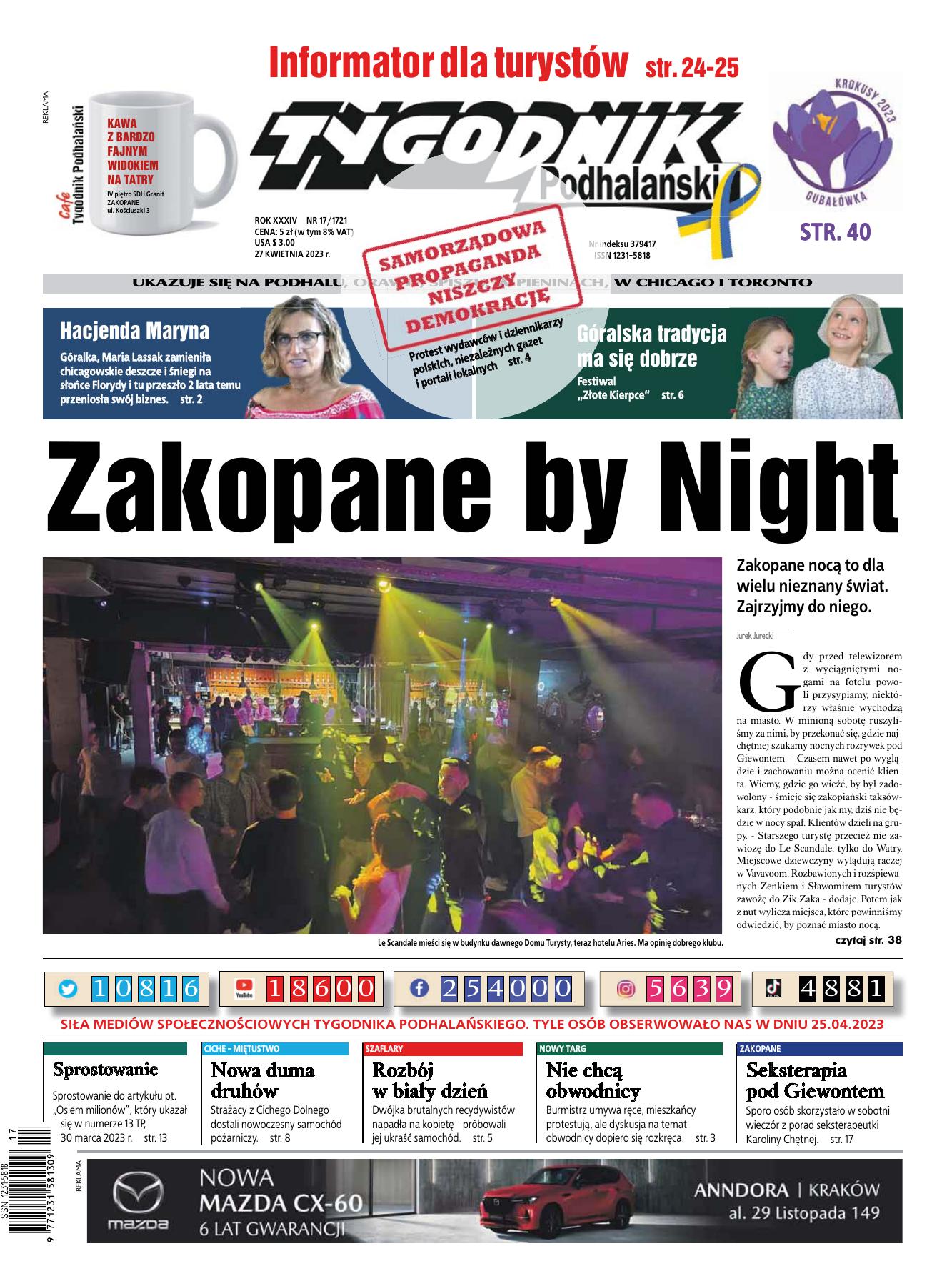 Tygodnik Podhalański – e-wydanie – 17/2023 - NEXTO.PL