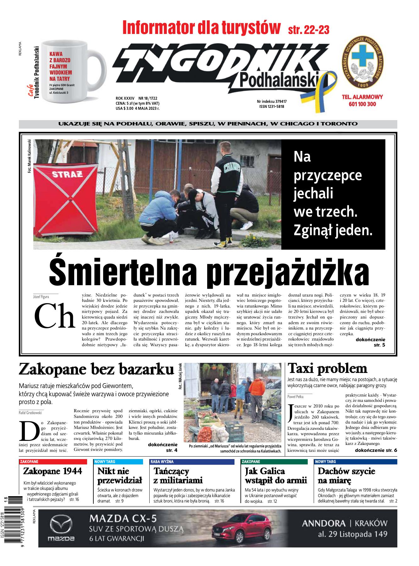 Tygodnik Podhalański – e-wydanie – 18/2023 - NEXTO.PL