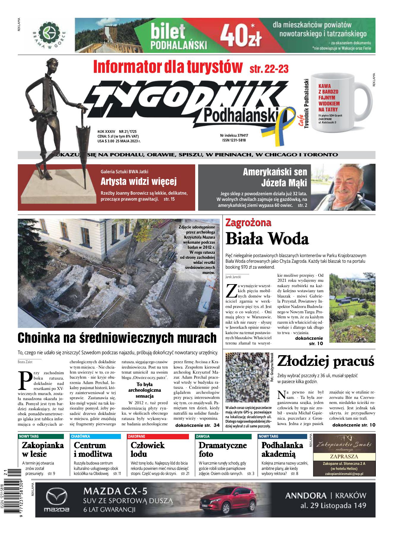 Tygodnik Podhalański – e-wydanie – 21/2023 - NEXTO.PL