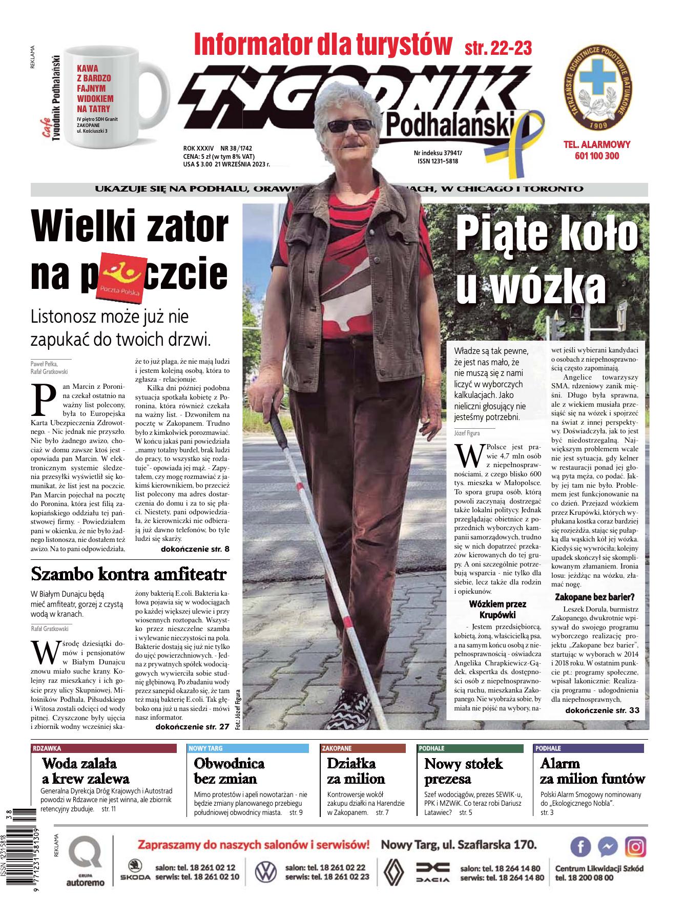 Tygodnik Podhalański – e-wydanie – 38/2023 - NEXTO.PL