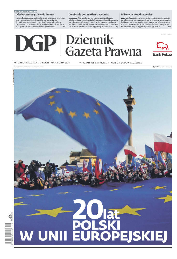 Dziennik Gazeta Prawna – e-wydanie – 85-86/2024 - NEXTO.PL