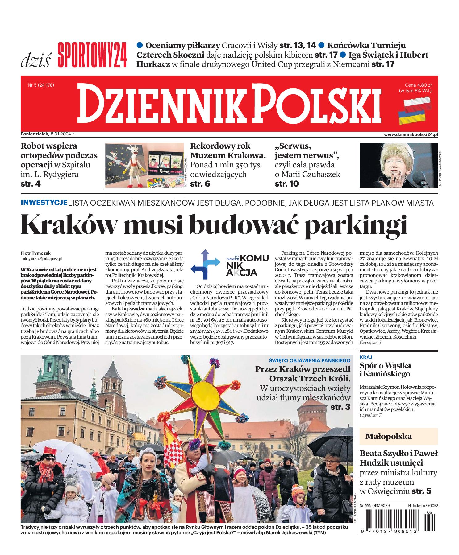 Dziennik Polski – e-wydanie – 5/2024 - NEXTO.PL