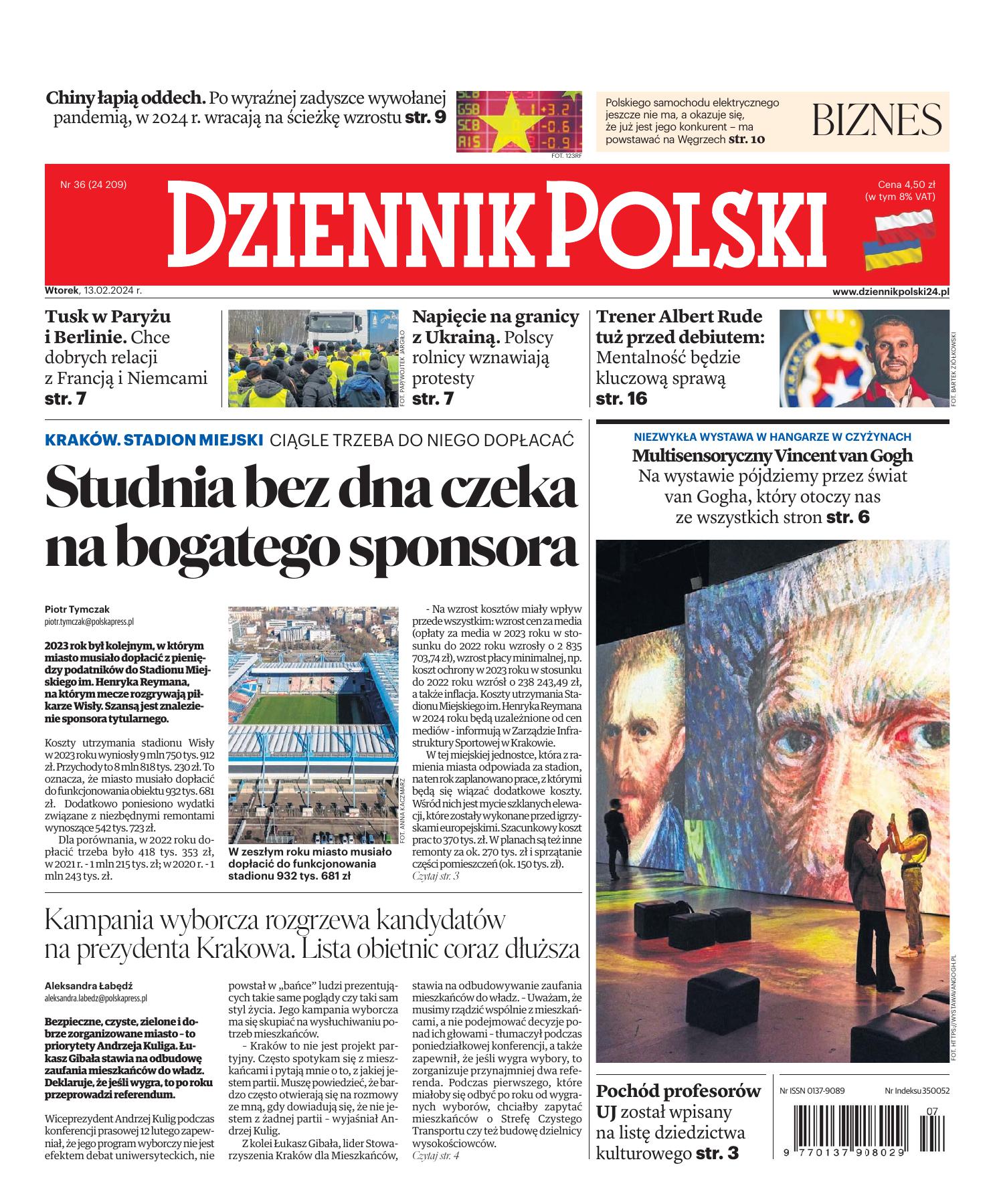 Dziennik Polski – e-wydanie – 36/2024 - NEXTO.PL