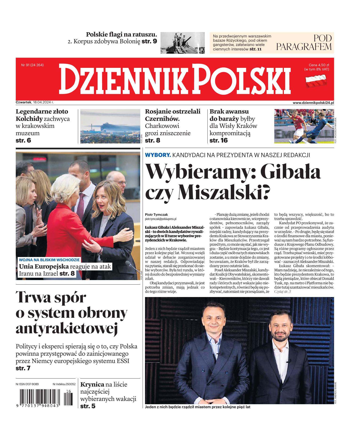 Dziennik Polski – e-wydanie – 91/2024 - NEXTO.PL