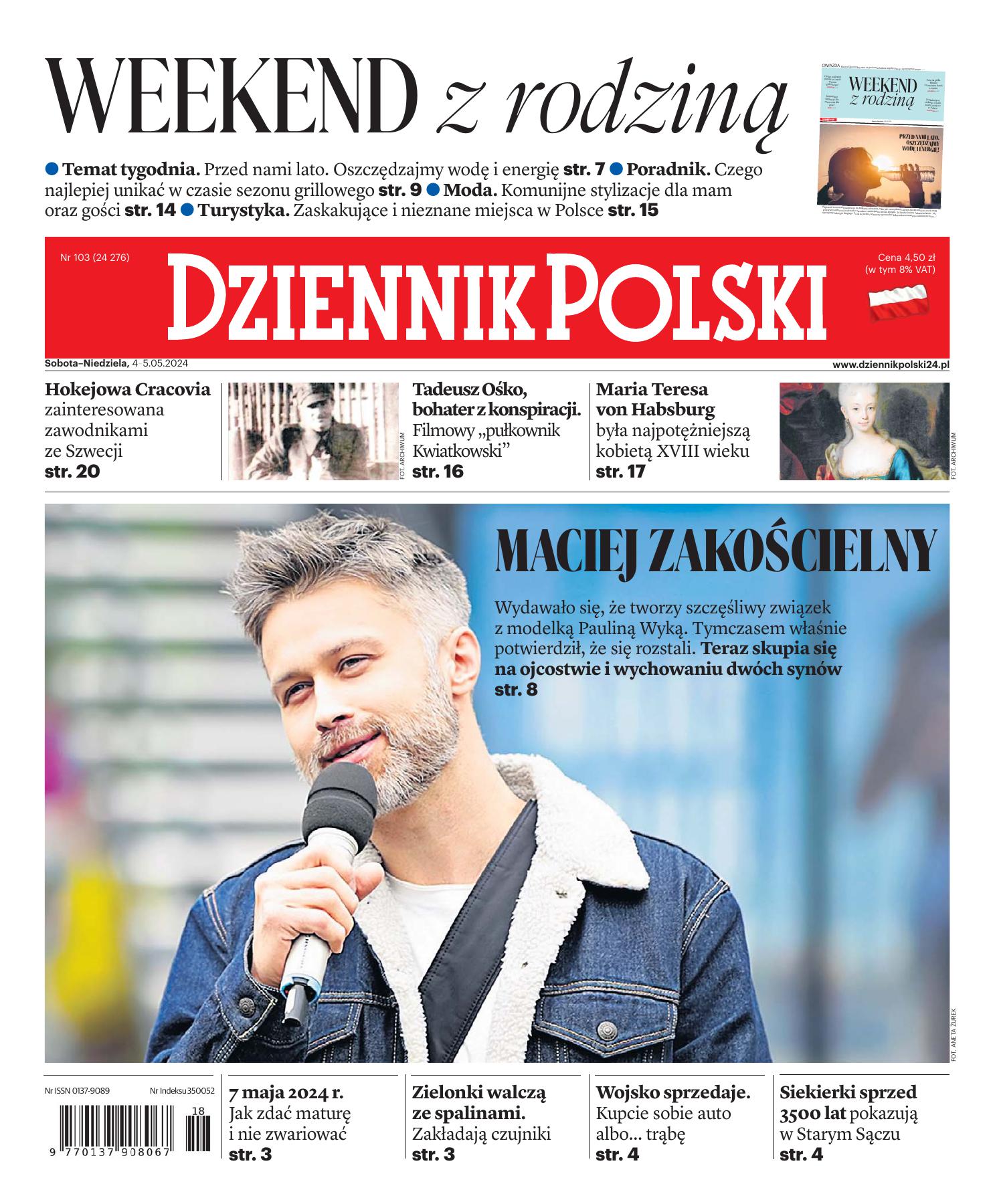 Dziennik Polski – e-wydanie – 103/2024 - NEXTO.PL