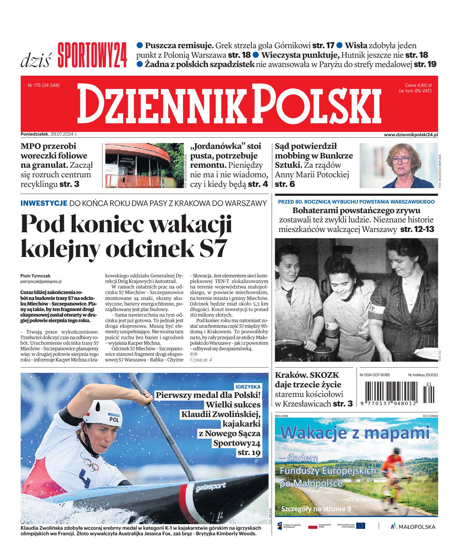Dziennik Polski – e-wydanie – 175/2024 - NEXTO.PL