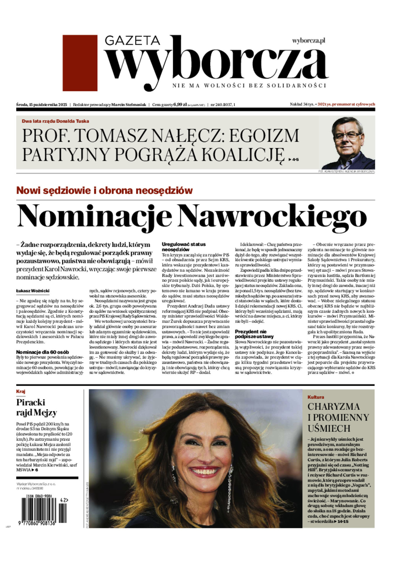 Gazeta Wyborcza - Opole – 240/2025 – księgarnia internetowa Nexto.pl