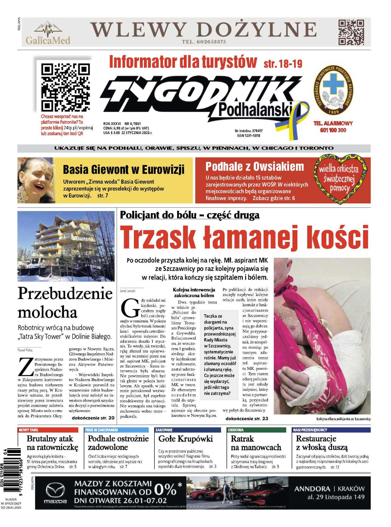 Tygodnik Podhalański – 4/2026 – księgarnia internetowa Nexto.pl